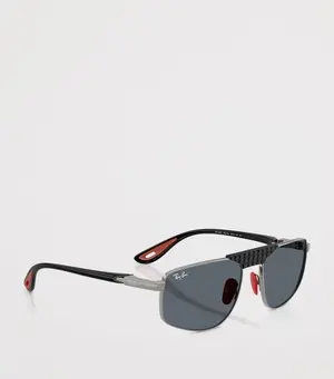 Ray-ban X Scuderia Ferrari Rb3776m Irregular Sunglasses