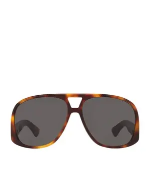 Saint Laurent Acetate Sl 652 Sunglasses - Brown