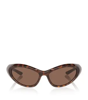 Balenciaga Cat Eye Sunglasses - Brown