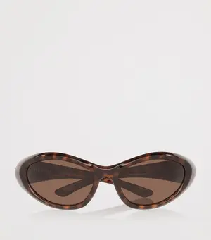 Balenciaga Cat Eye Sunglasses - Brown