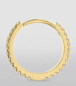 MARIA TASH Diamond Eternity Single Hoop Earring