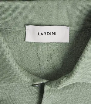 LARDINI Cotton Knit Polo Shirt