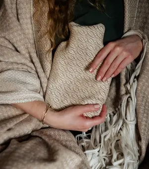 ARAMINTA CAMPBELL Small Alpaca-blend Hot Water Bottle