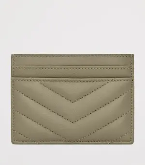 Saint Laurent Lambskin Cassandre Card Holder