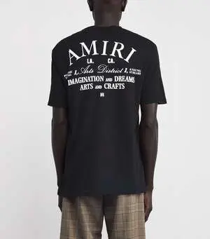 Amiri Cotton Arts District T-shirt - Black