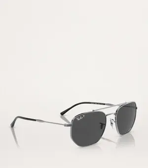 Ray-ban Metal Sunglasses Orb3707 - Grey
