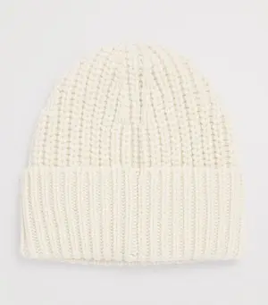 Moncler Tricot Cotton Beanie - White