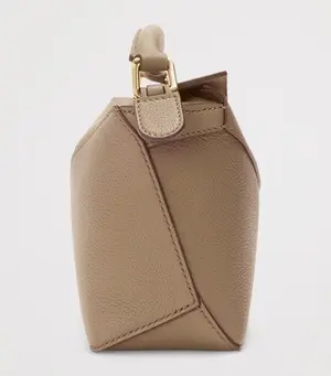 Loewe Mini Puzzle Edge Top-handle Bag - Brown