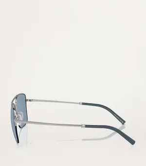 Oliver Spencer Metal R-2 Sunglasses - Blue