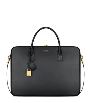 Saint Laurent Large Sac De Jour Bauletto Messenger Bag - Black