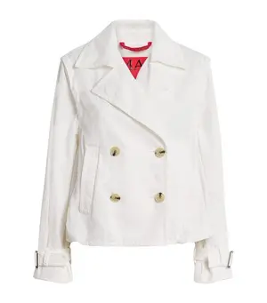 Max & Co. Nylon Hybrid Pea Coat - White