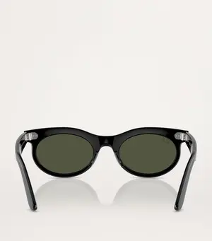 Ray-ban Wayfarer Oval Sunglasses - Black