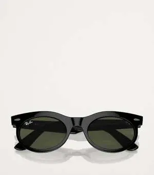 Ray-ban Wayfarer Oval Sunglasses - Black