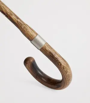 Dunhill Wooden Handle Long Umbrella - Brown
