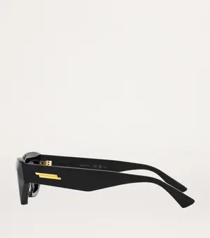 Bottega Veneta Acetate Sunglasses - Black