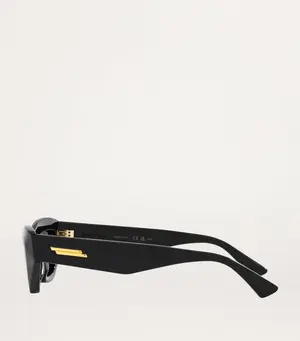 Bottega Veneta Acetate Sunglasses - Black