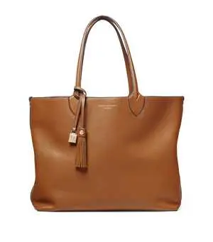 ASPINAL OF LONDON Leather Hudson Tote Bag - Brown