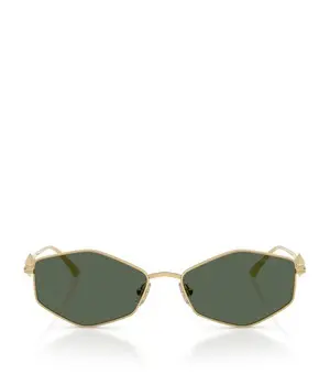 JIMMY CHOO Wire Hexagonal Zoey Sunglasses