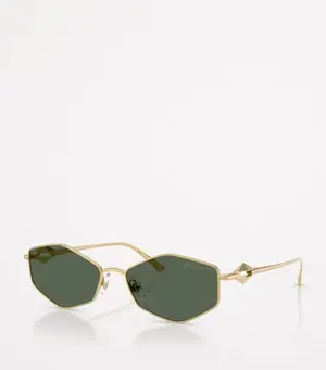 JIMMY CHOO Wire Hexagonal Zoey Sunglasses