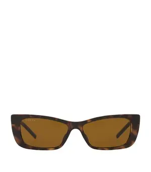 Gucci Slim Cat-eye Sunglasses - Brown