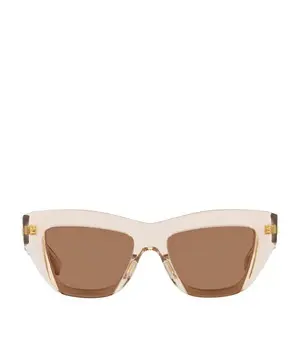 Bottega Veneta Acetate Sunglasses - Pink