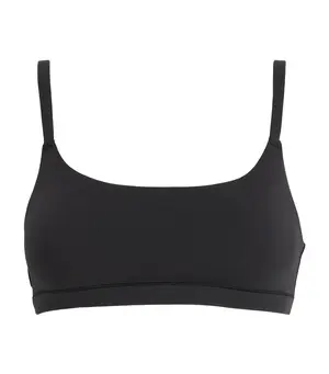 SKIMS Fits Everybody Scoop-neck Bralette - Black