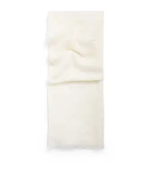 Eleventy Cashmere Scarf - White