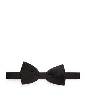 Canali Silk Bow Tie - Black
