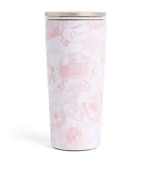 Harrods Printed Travel Cup - Pink