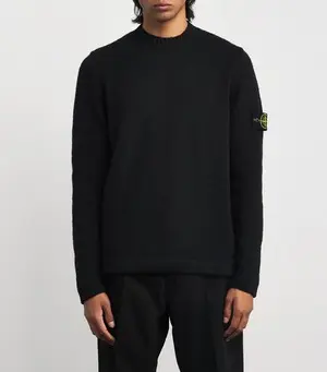 Stone Island Wool-blend Textured Sweater