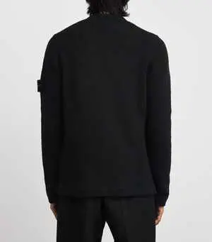 Stone Island Wool-blend Textured Sweater