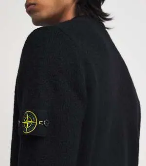 Stone Island Wool-blend Textured Sweater