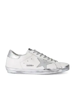Golden Goose Silver Sneakers For Men