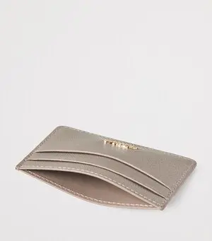 ASPINAL OF LONDON Slim Leather Card Holder - Neutral