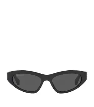 Balenciaga Acetate Bb0207s Sunglasses - Black