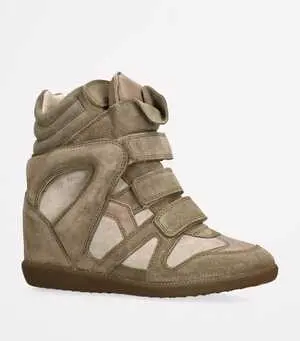 Isabel Marant Étoile Bekett Wedge Sneakers - Brown