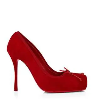 CHRISTIAN LOUBOUTIN Cassia Nodo Leather Pumps 100