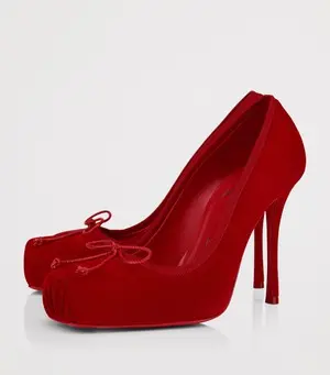 CHRISTIAN LOUBOUTIN Cassia Nodo Leather Pumps 100