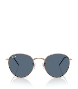 Ray-ban Round Sunglasses - Gold
