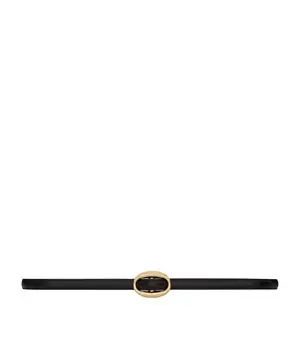 Saint Laurent Leather Belt - Black