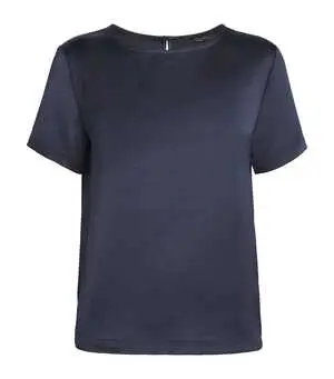 Max Mara Satin-front T-shirt