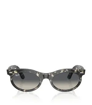 Ray-ban Wayfarer Oval Sunglasses - Grey