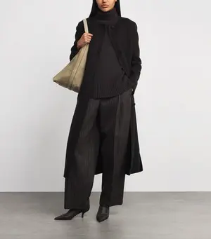 Harrods Cashmere Rollneck Sweater - Brown