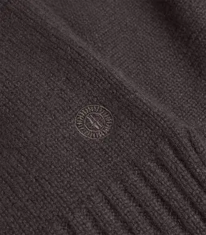 Harrods Cashmere Rollneck Sweater - Brown