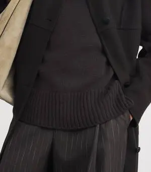 Harrods Cashmere Rollneck Sweater - Brown