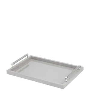 RIVIERE Woven Tray - Grey