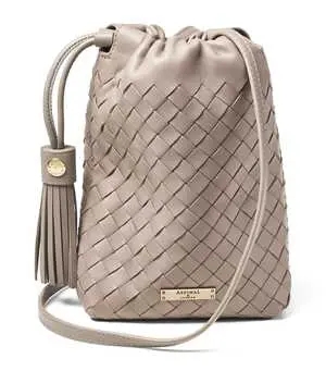 ASPINAL OF LONDON Soho Leather Pouch - Neutral
