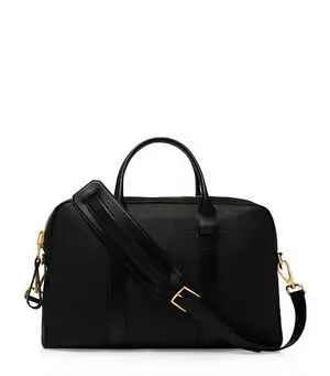 TOM FORD Leather Buckley Briefcase - Black