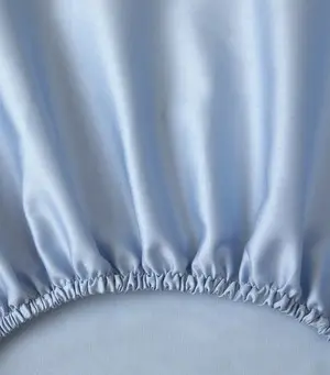 YVES DELORME Triomphe Celeste Super King Fitted Sheet