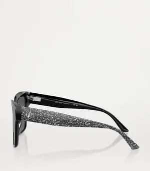 JIMMY CHOO Acetate Jc5003 Sunglasses - Black